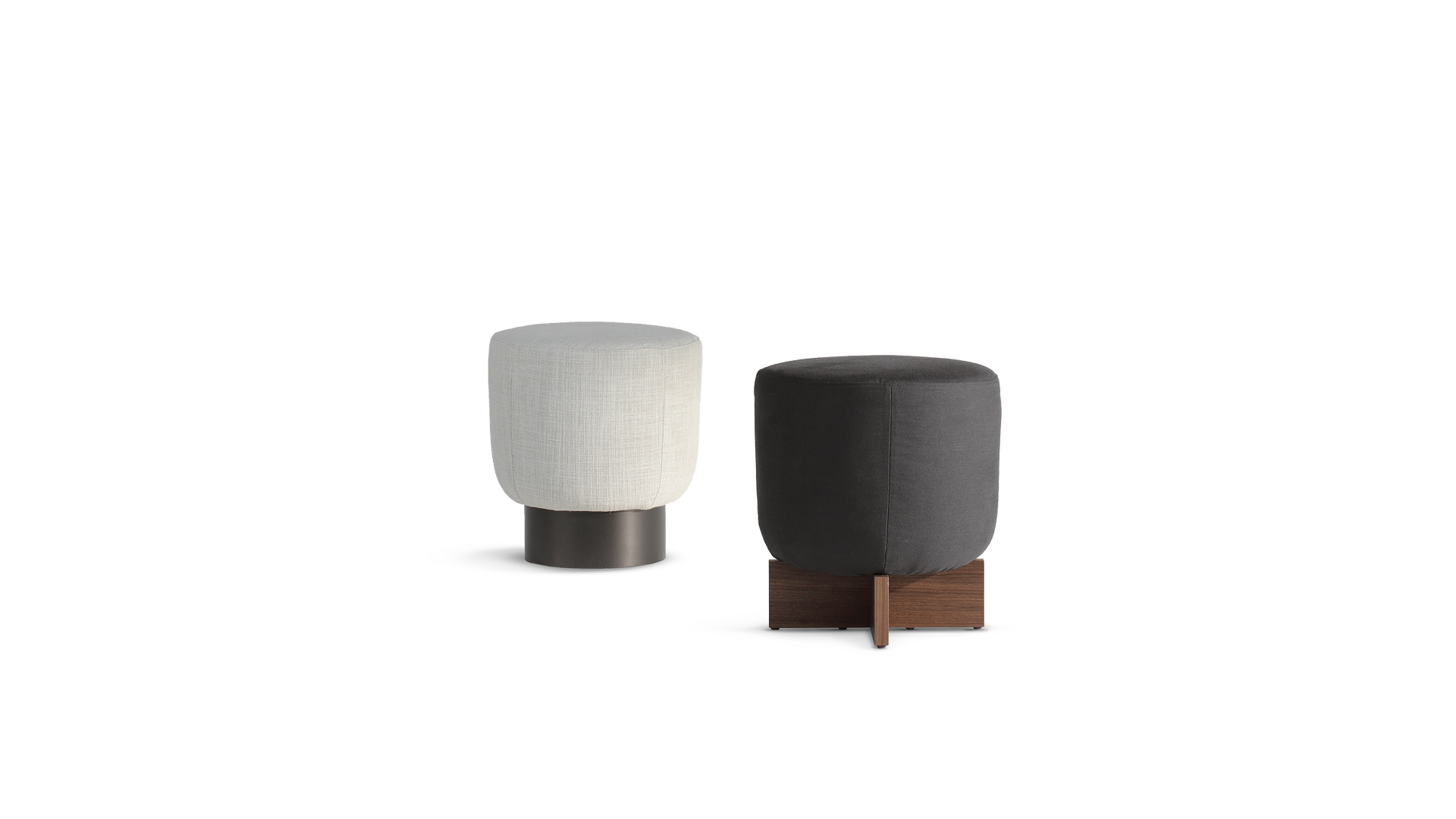 Belt & Cross: modern footstool | Bonaldo
